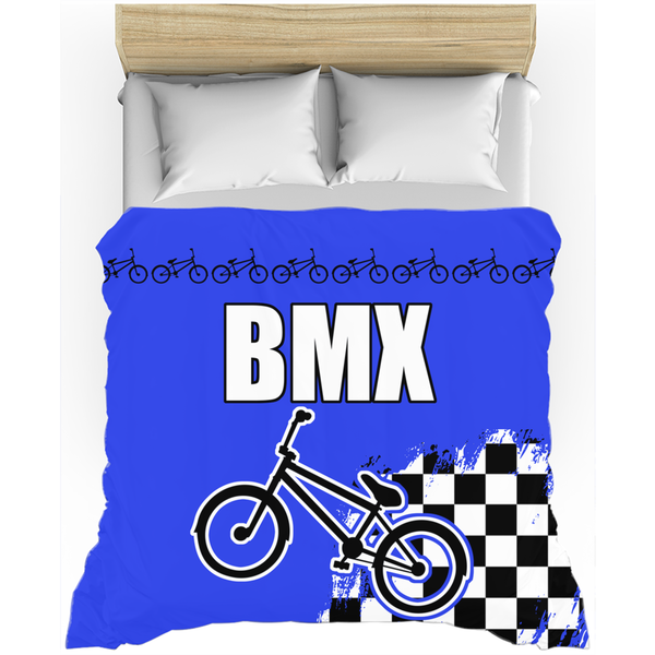 Blue BMX Racing Flag Duvet Cover Bedding – BMX Moms