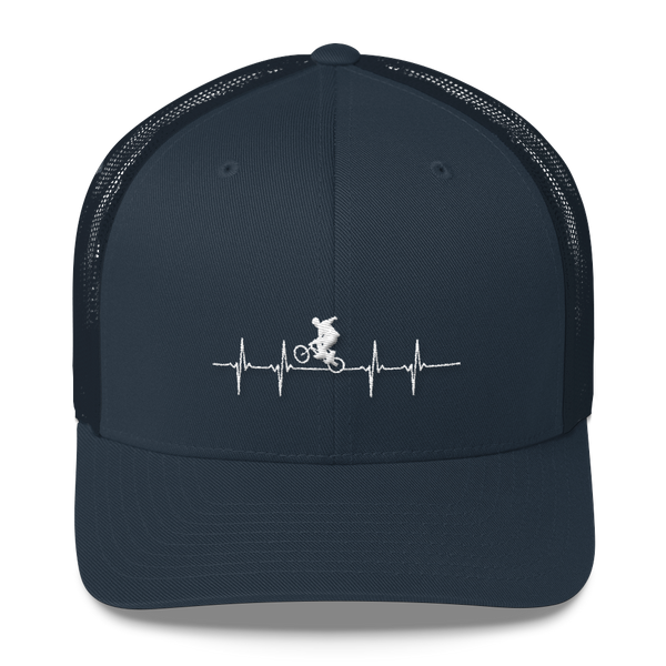 BMX Heartbeat Trucker Cap – BMX Moms